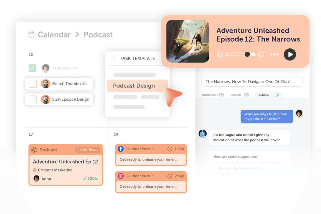 Marketing Calendar from CoSchedule