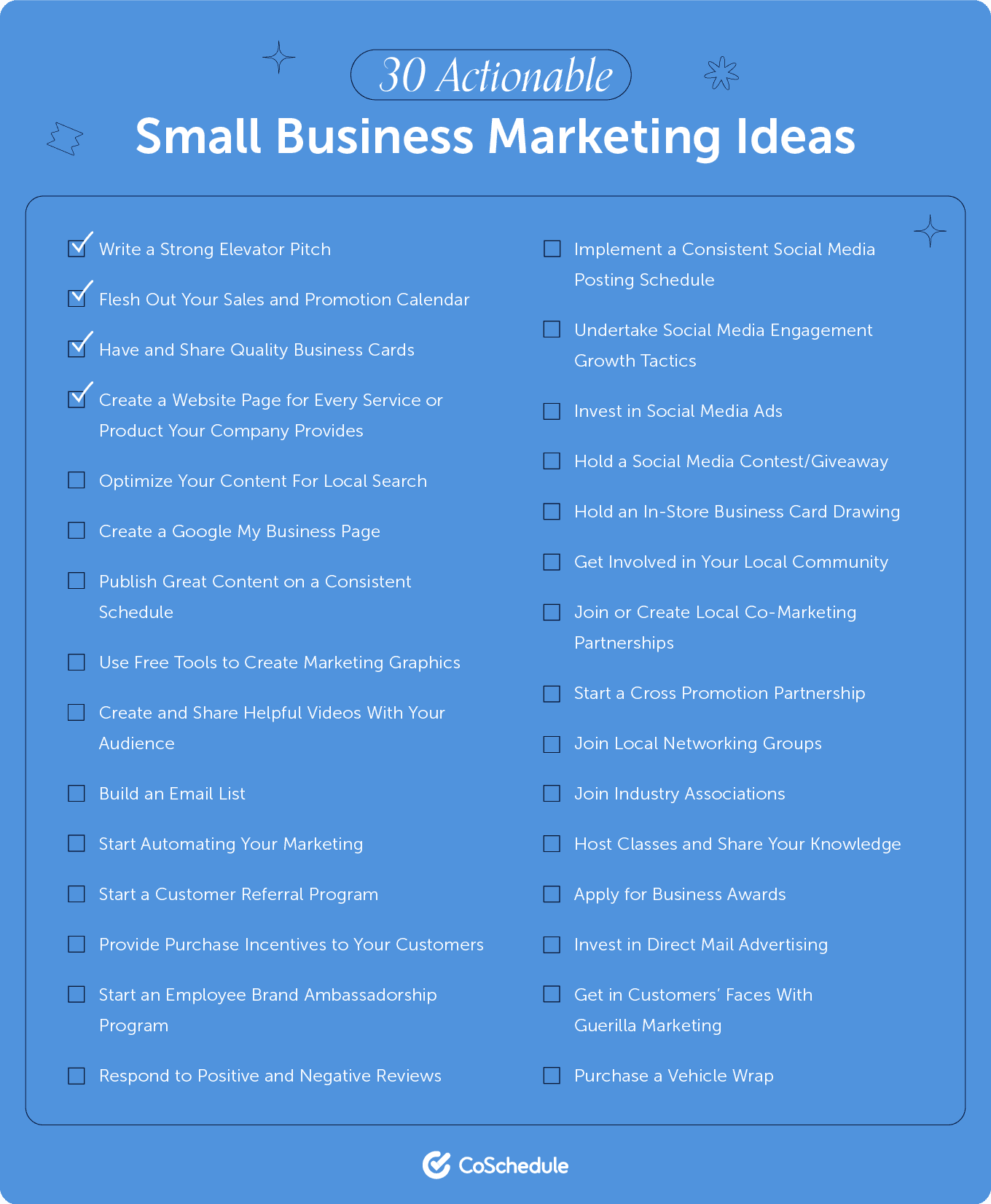 30 Small Business Marketing Ideas: Best Practices To Attract Customers