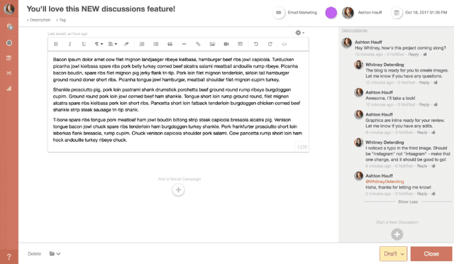 Discussion Updates: Focus on the Project Details That Matter Most